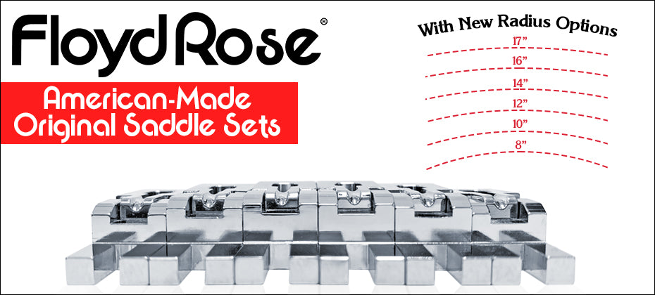 USA-Made Original Saddle Sets with Radius Options – Floyd Rose